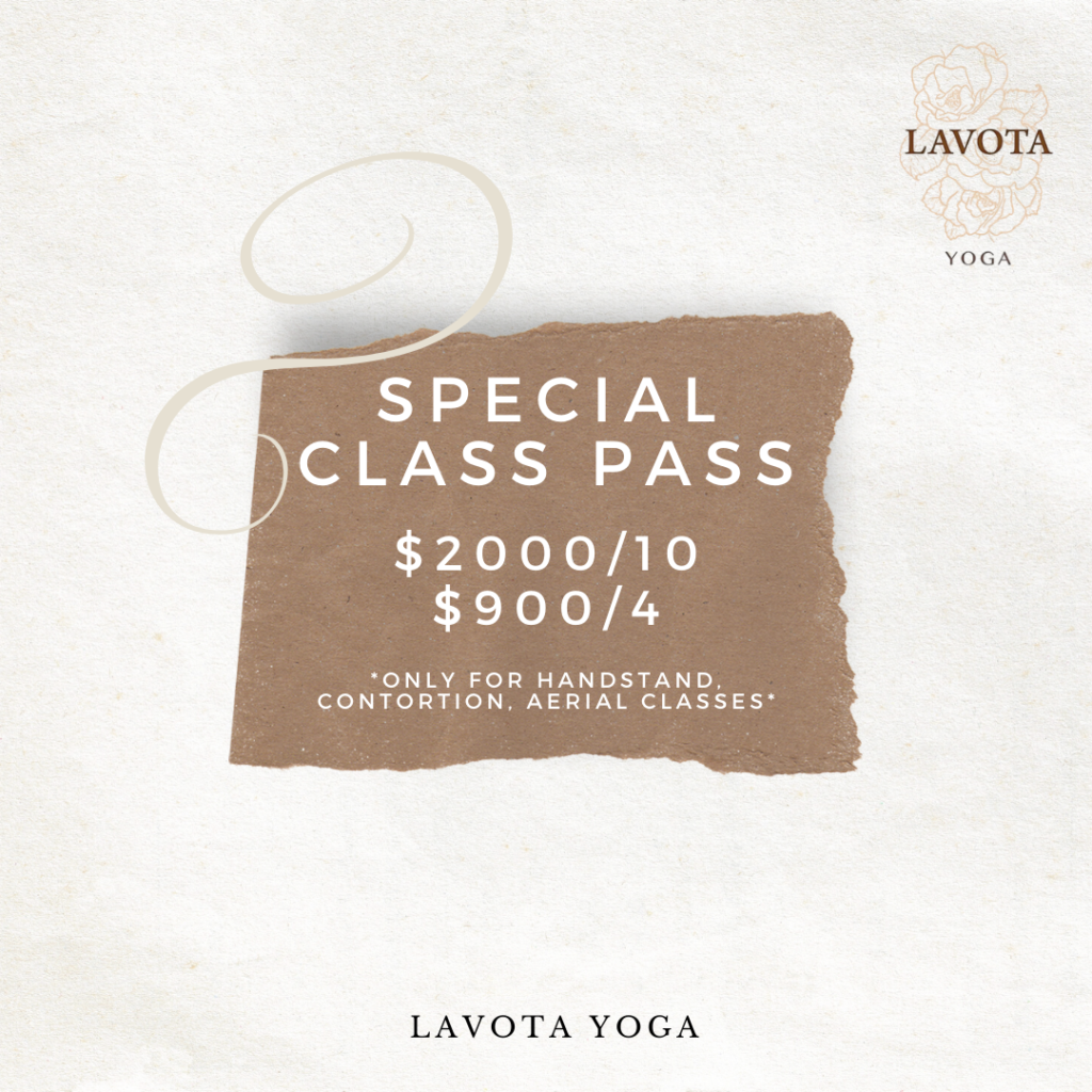 4堂 Aerial Class Pass - Lavota Yoga
